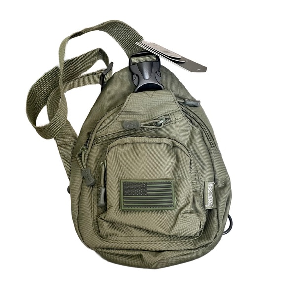 East West | Bags | East West Army Green Sling Bag Tactical Military ...